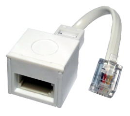 RJ11 Plug to BT Socket Adapter £1.27 BT-900A Bestcables